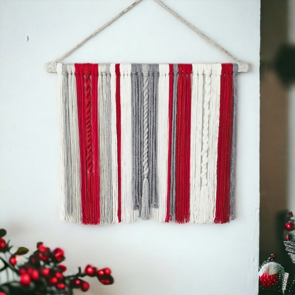 Red Wall Hanging - Etsy