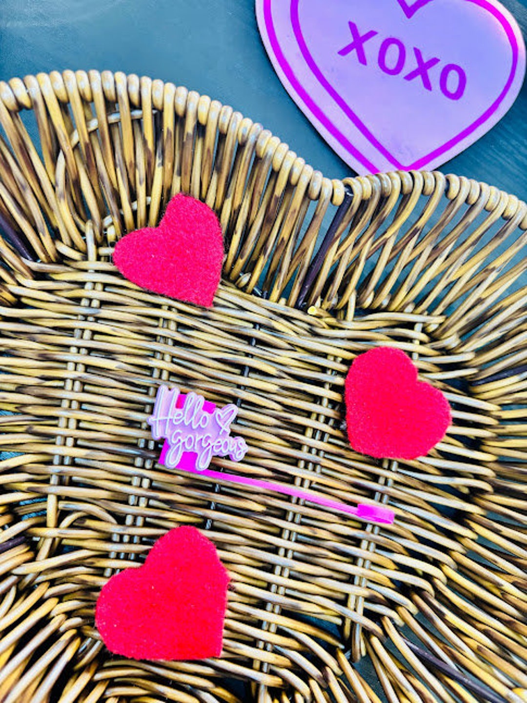 Hello Gorgeous Straw Topper - Etsy