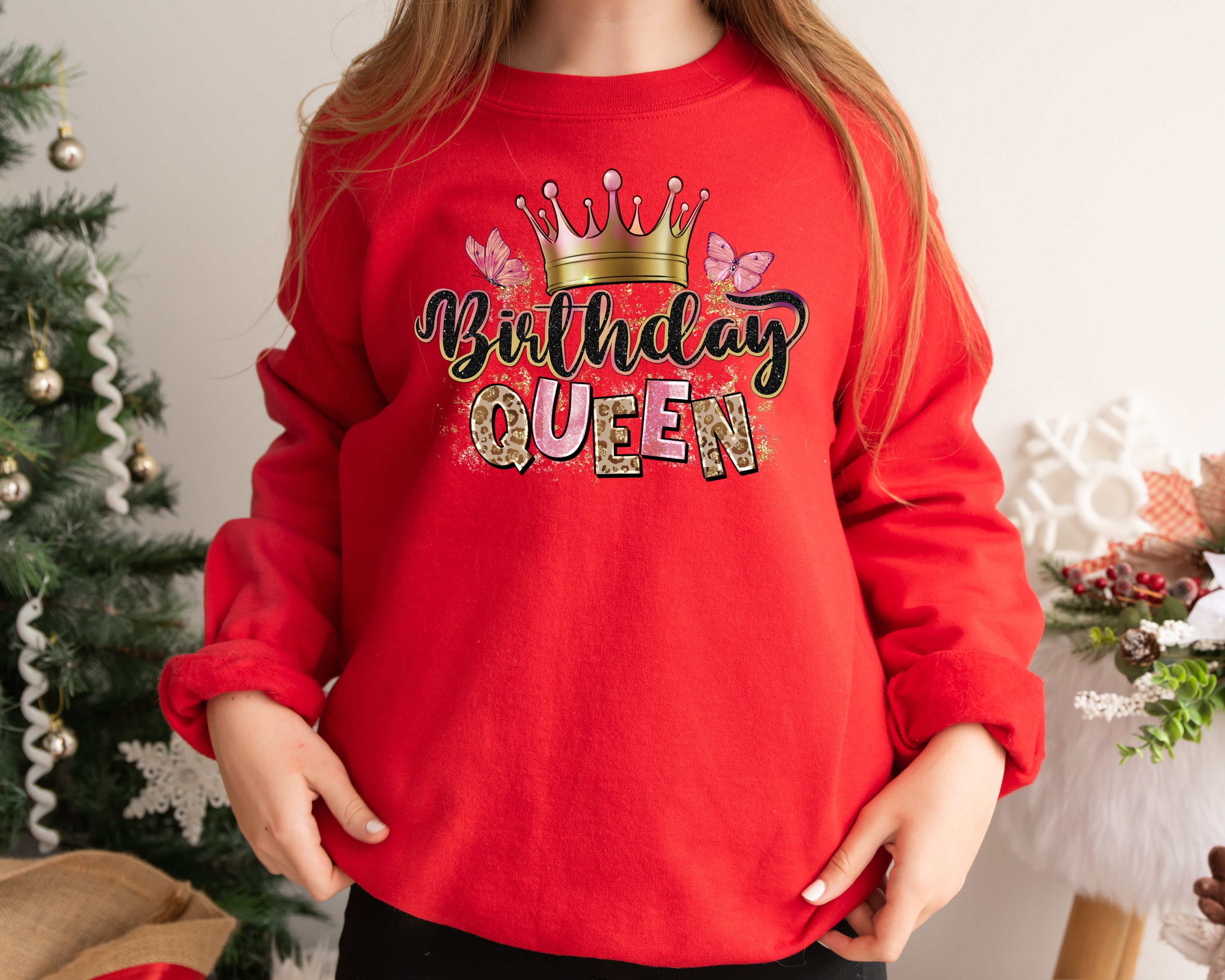 Birthday Queen Sweatshirt, Birthday Queen Girl Shirt, My Happy Birthday ...
