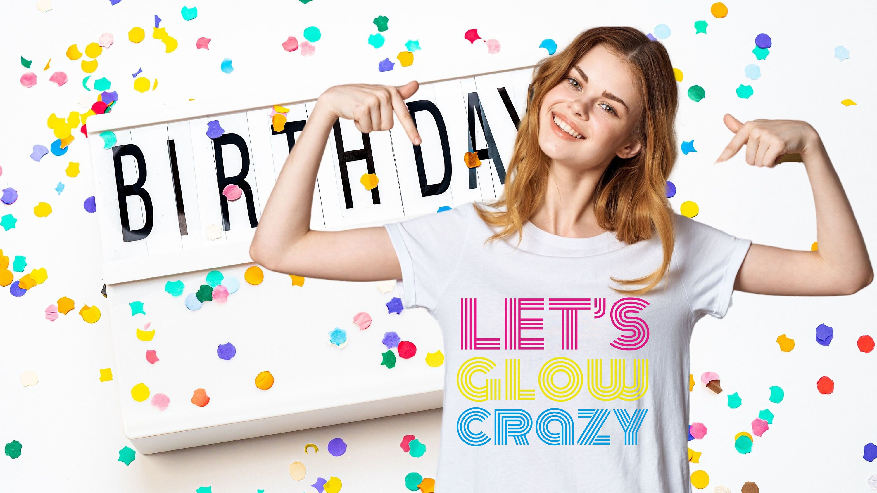 Lets Glow Crazy Birthday Shirts Crazy Birthday Party Meme - Etsy