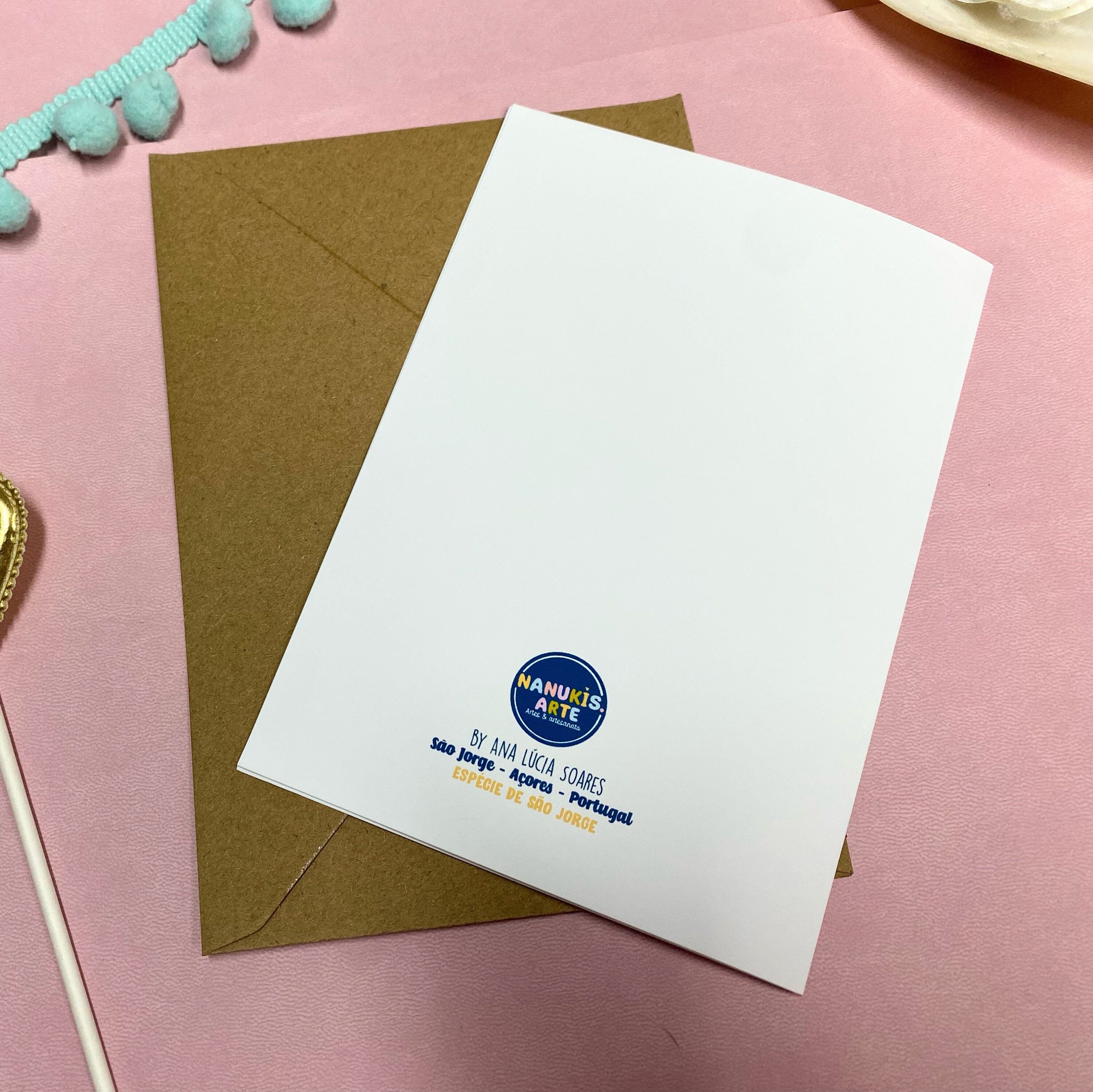 Pico Card Happy Birthday Card Pico Island in Kawaii Azores Illustration ...