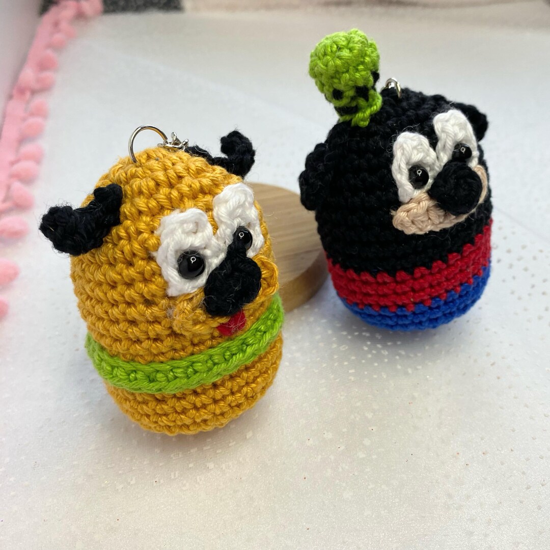 Tsum Tsum Keychain | Goofy Keychain | Pluto Keychain | Anti-allergy ...