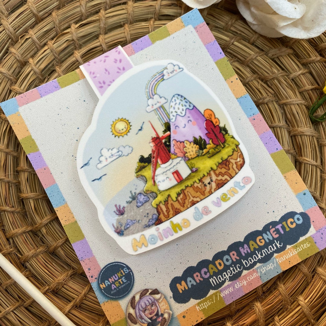 São Jorge Mill Marker Magnetic Bookmark Urzelina Windmill Azores ...