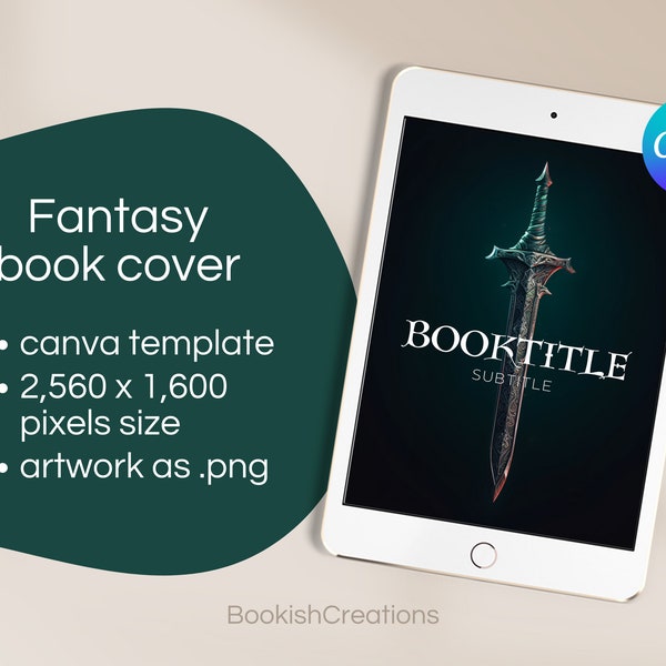 Fantasy Book Template - Etsy
