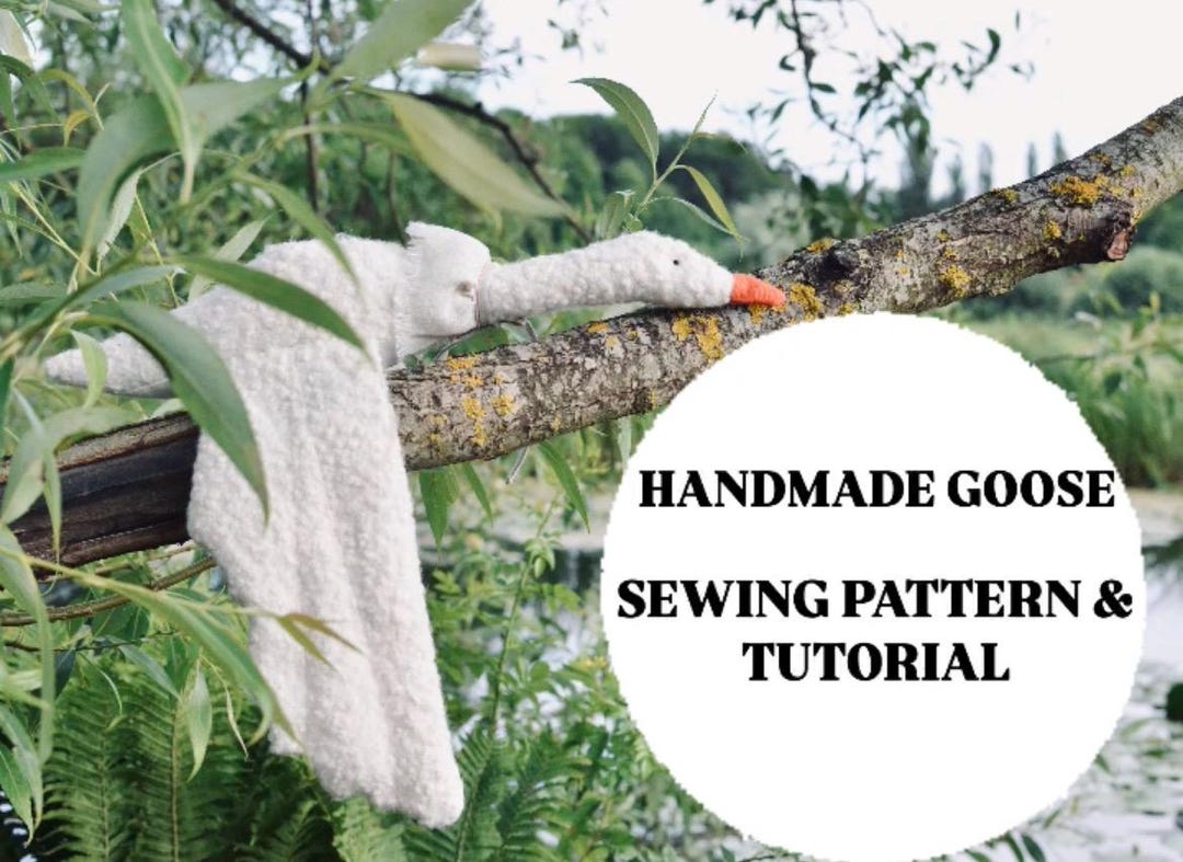 PDF Sewing Pattern - Decorative Hanging Goose | Farmhouse Nursery Decor ...