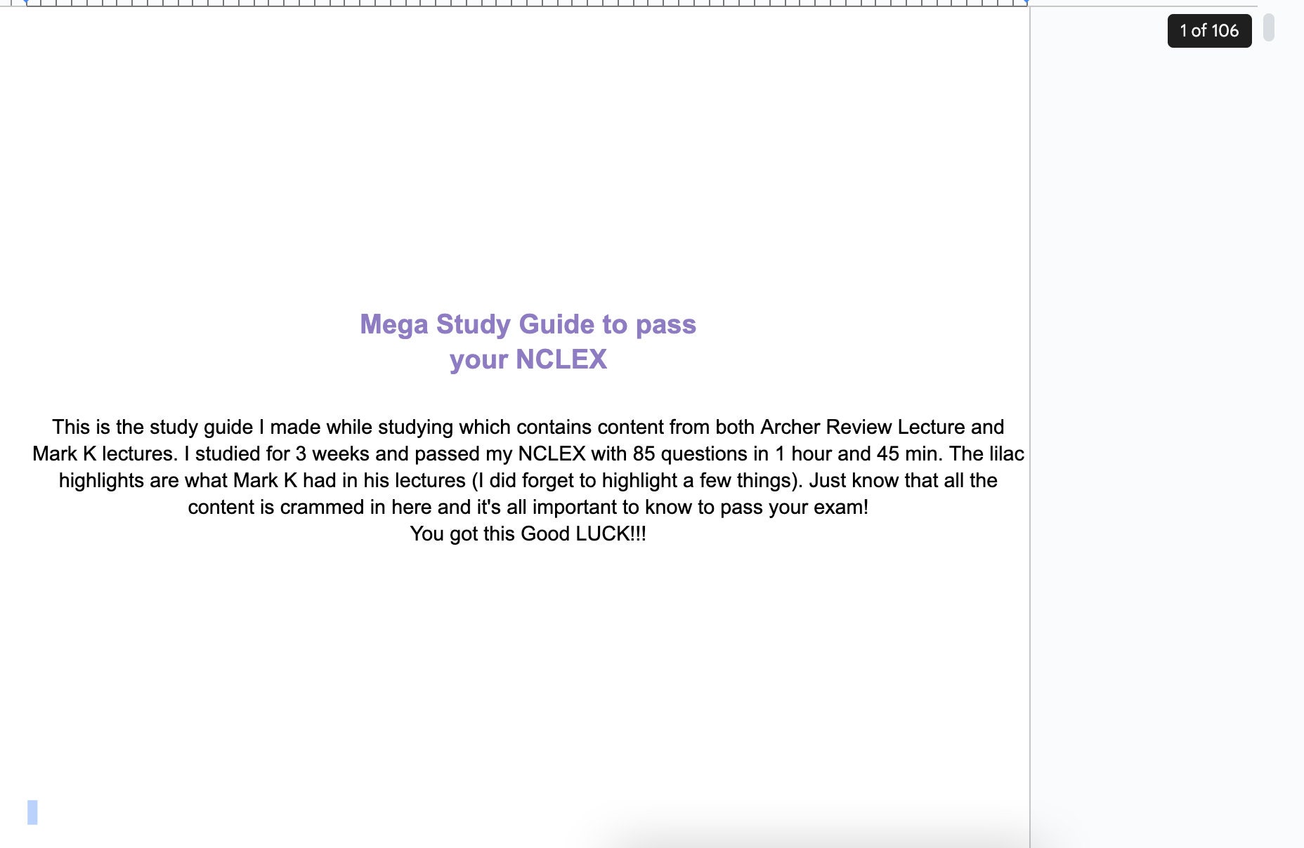 Nclex Study Guide With Mark K & Archer Lecture Notes Digital - Etsy