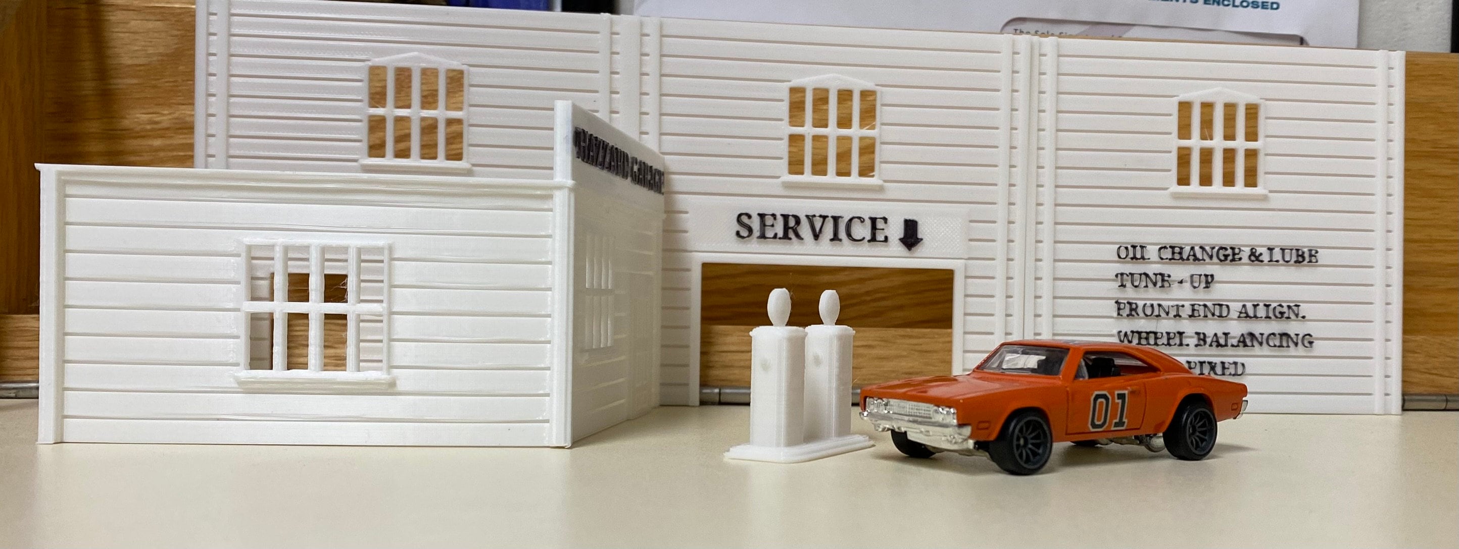 Hazzard Garage Diorama Dukes of Hazzard 3d Printed - Etsy