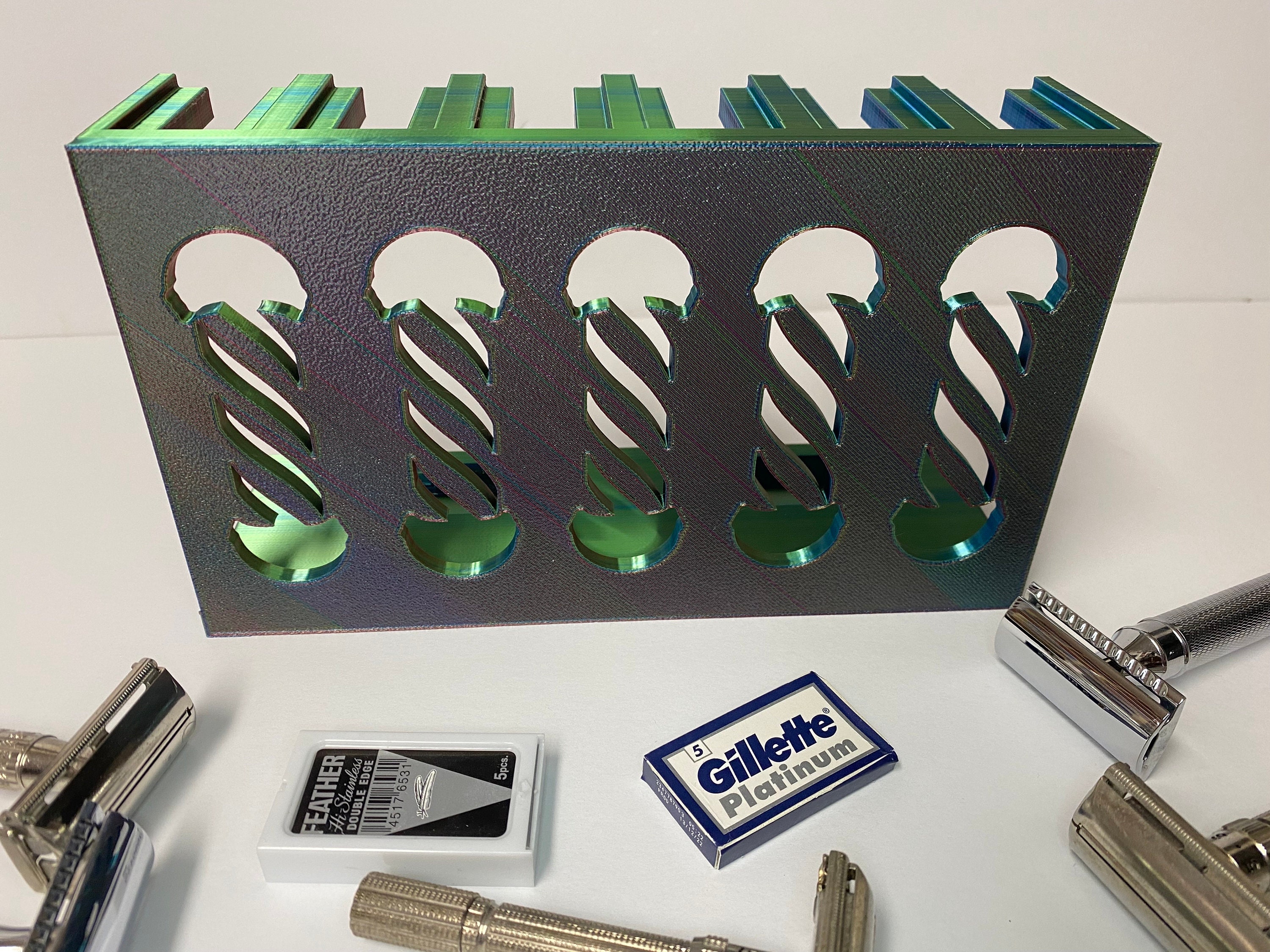 3D Printed Safety Razor Display Stand - Etsy