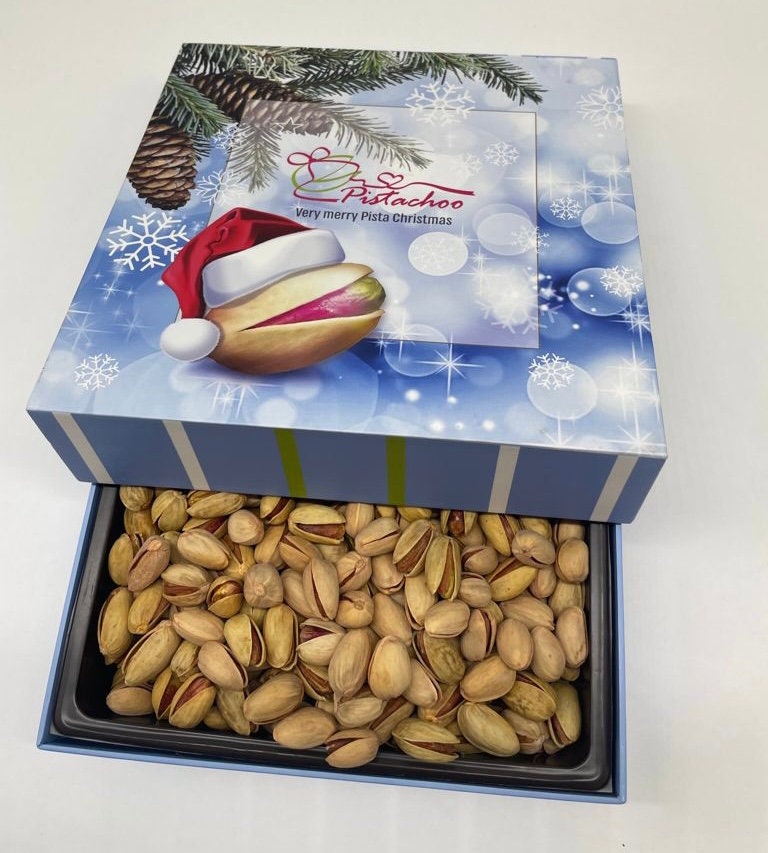 Christmas Gift Box, Christmas Healthy Snack, Christmas Pistachio ...
