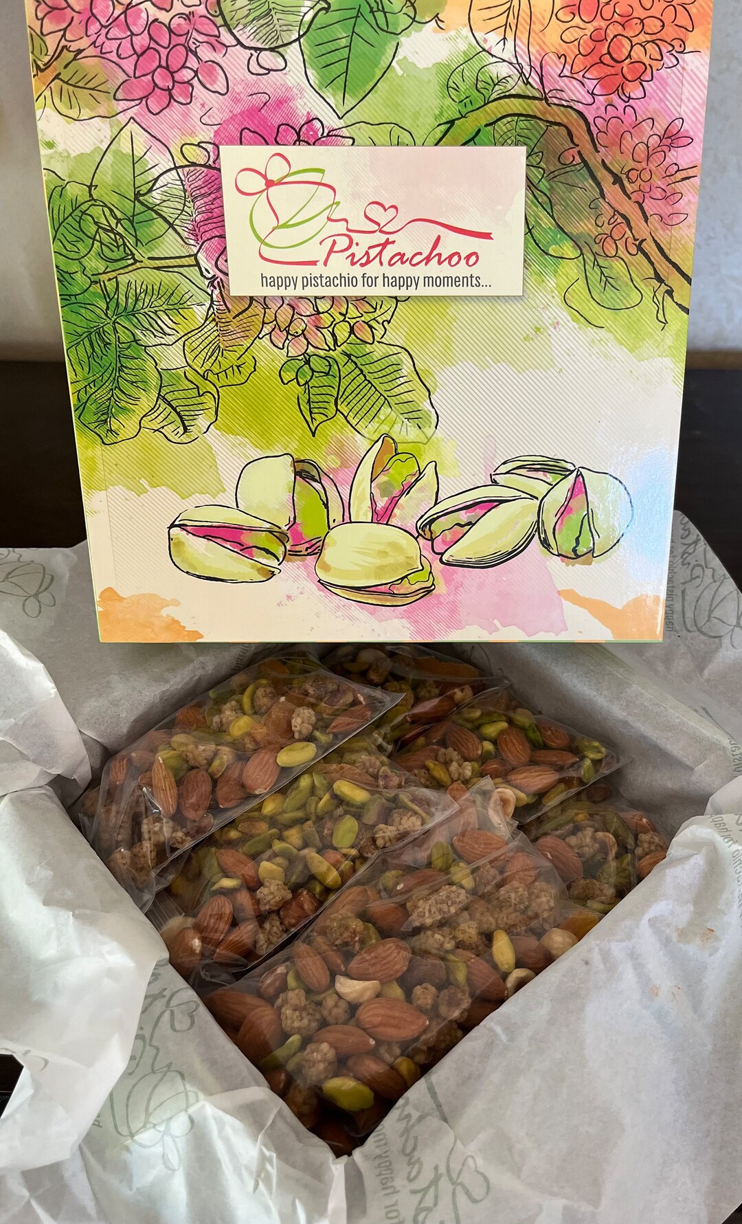 Nuts Gift Box, Healthy Snack, Healthy Gift Box, House Warming Gift Box ...