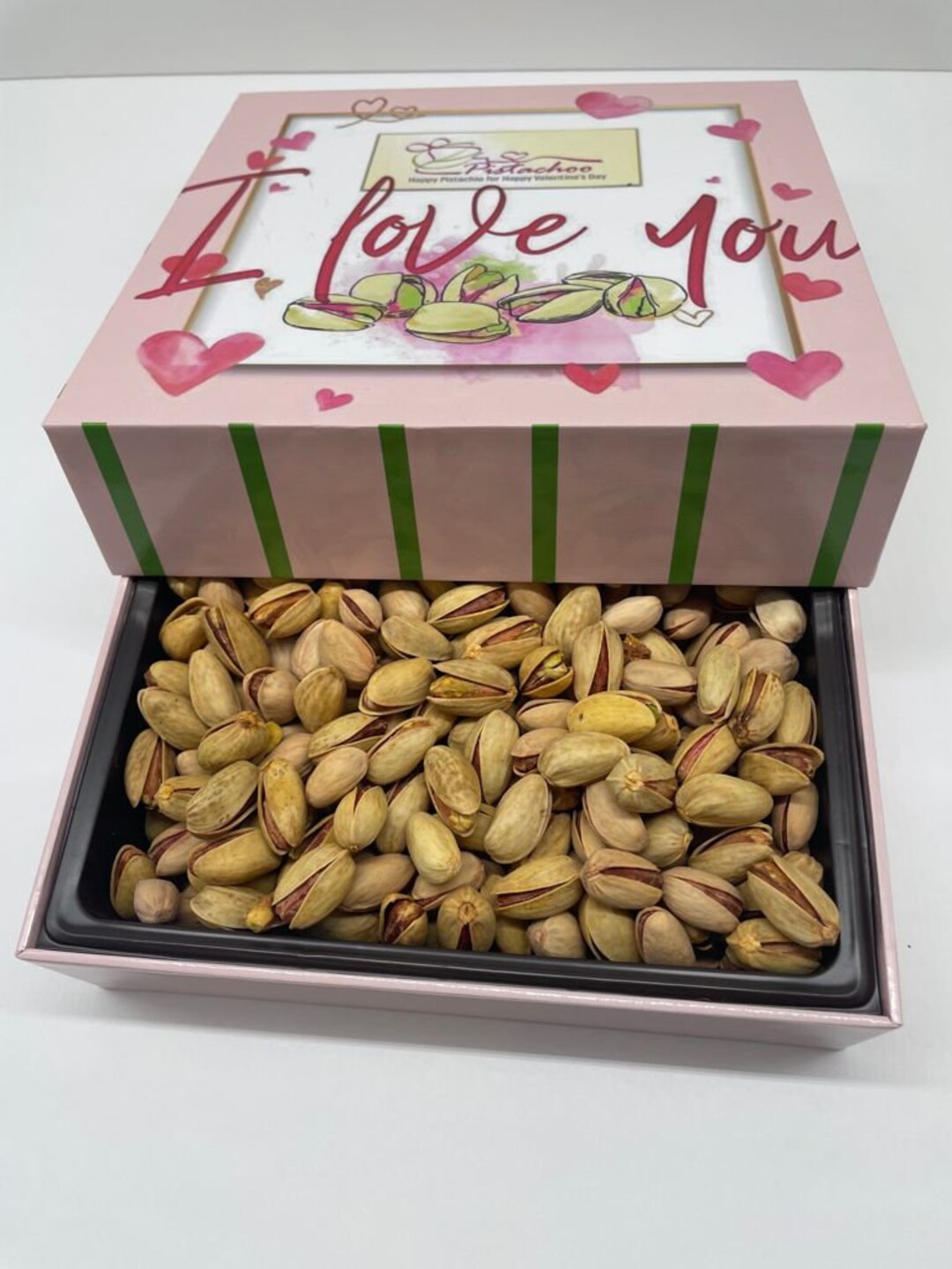 Pistachio Gift Box, I Love You Gift Box, A Gift to Her, Fresh Pistachio ...