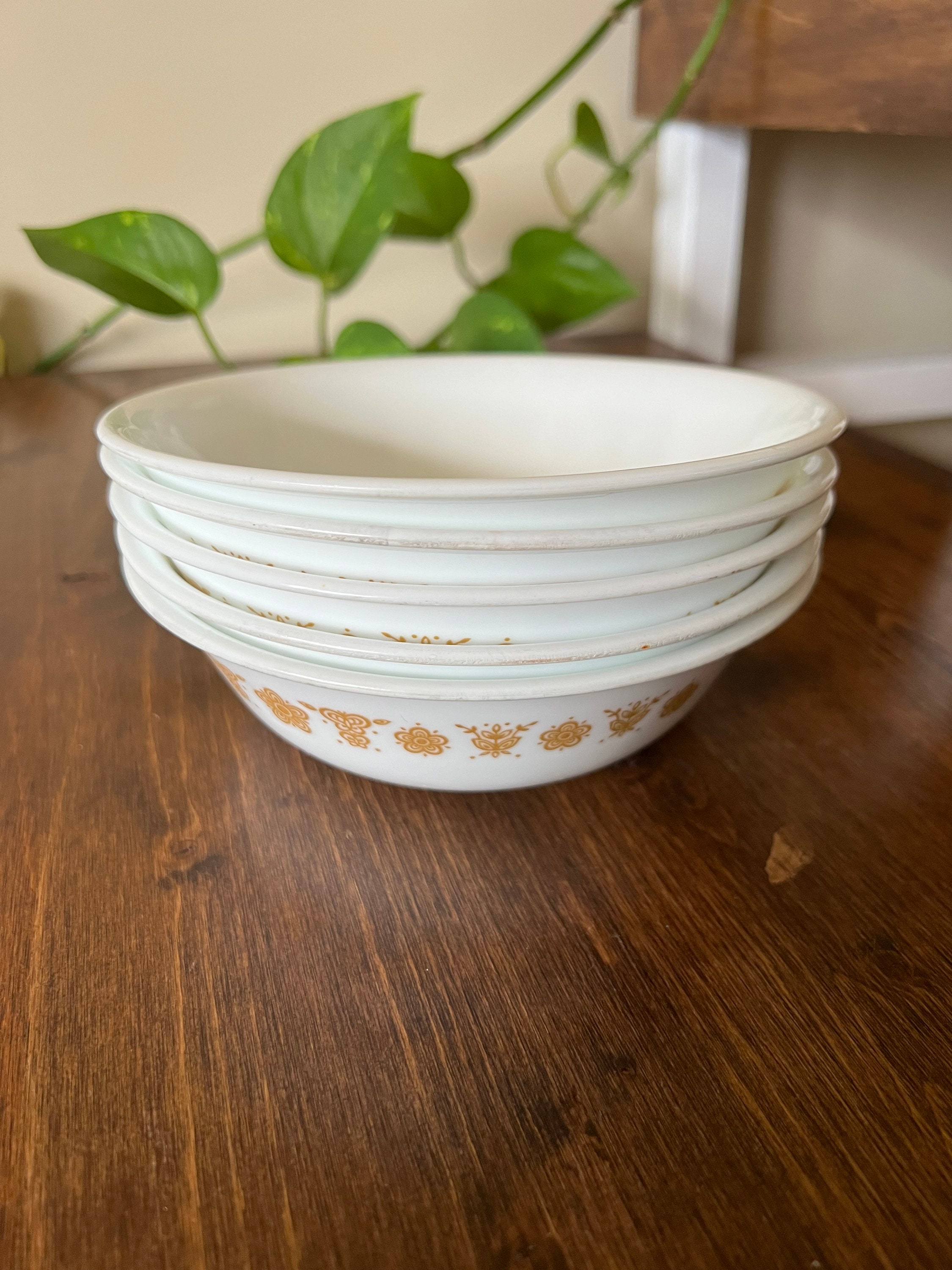 Vintage Corelle Pyrex Butterfly Gold Cereal Bowl - Etsy