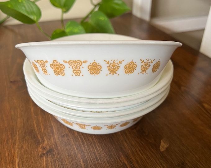 Vintage Corelle Pyrex || Butterfly Gold || Cereal Bowl || Retro ...