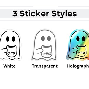 Cute Ghost Sticker Set for Halloween and Fall Gifts Boba - Etsy