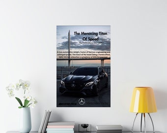 Digital Poster - Mercedes-benz E63 AMG (4K Quality Image) - Etsy