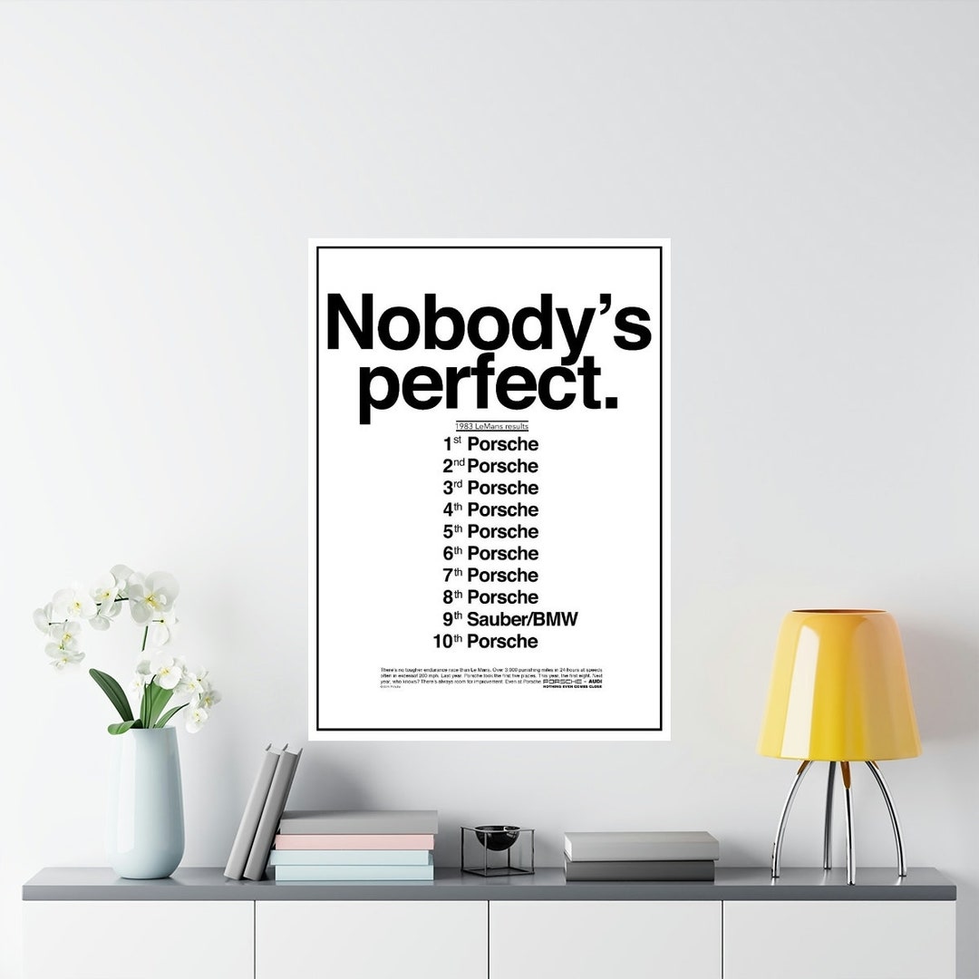 Digital Poster - Vintage Porsche Advert (4k Quality Image) - Etsy