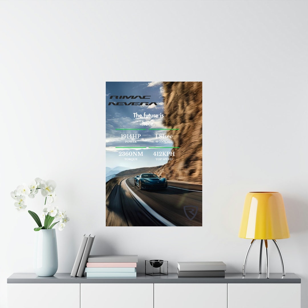 Digital Poster Rimac Nevera 4K Quality Image - Etsy