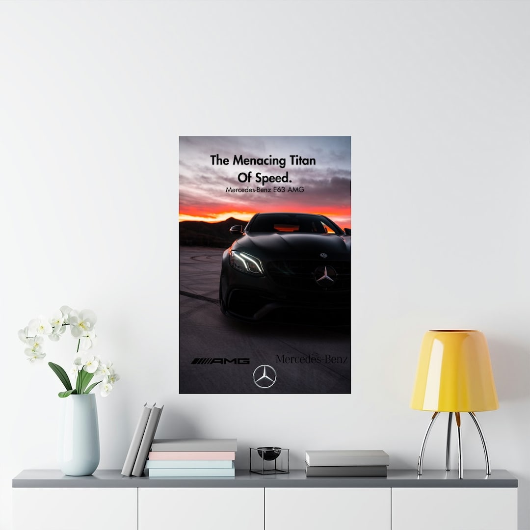 Digital Poster - Mercedes-benz E63 AMG (4K Quality Image) - Etsy