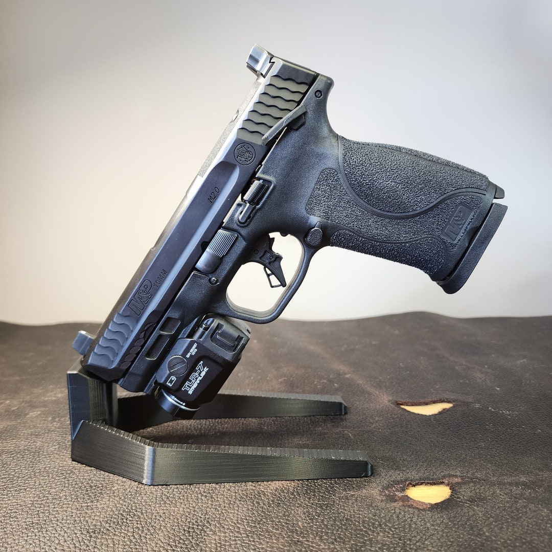 Handgun Display Bore Stand Nightstand Storage Pistol Organizer - Etsy