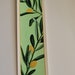 Hand Painted Olive Branch Bookmark, Watercolor Art, Green Leaves and ...