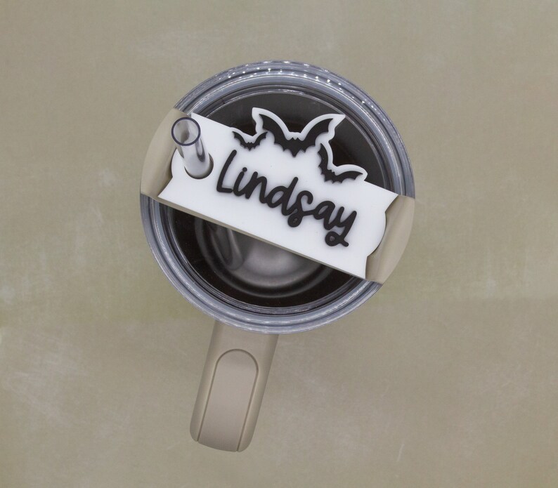 Halloween Stanley Name Plate SVG, Stanley Topper Bundle H2.0 Topper ...