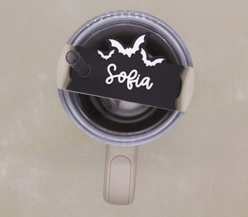 Halloween Stanley Name Plate SVG, Stanley Topper Bundle H2.0 Topper ...