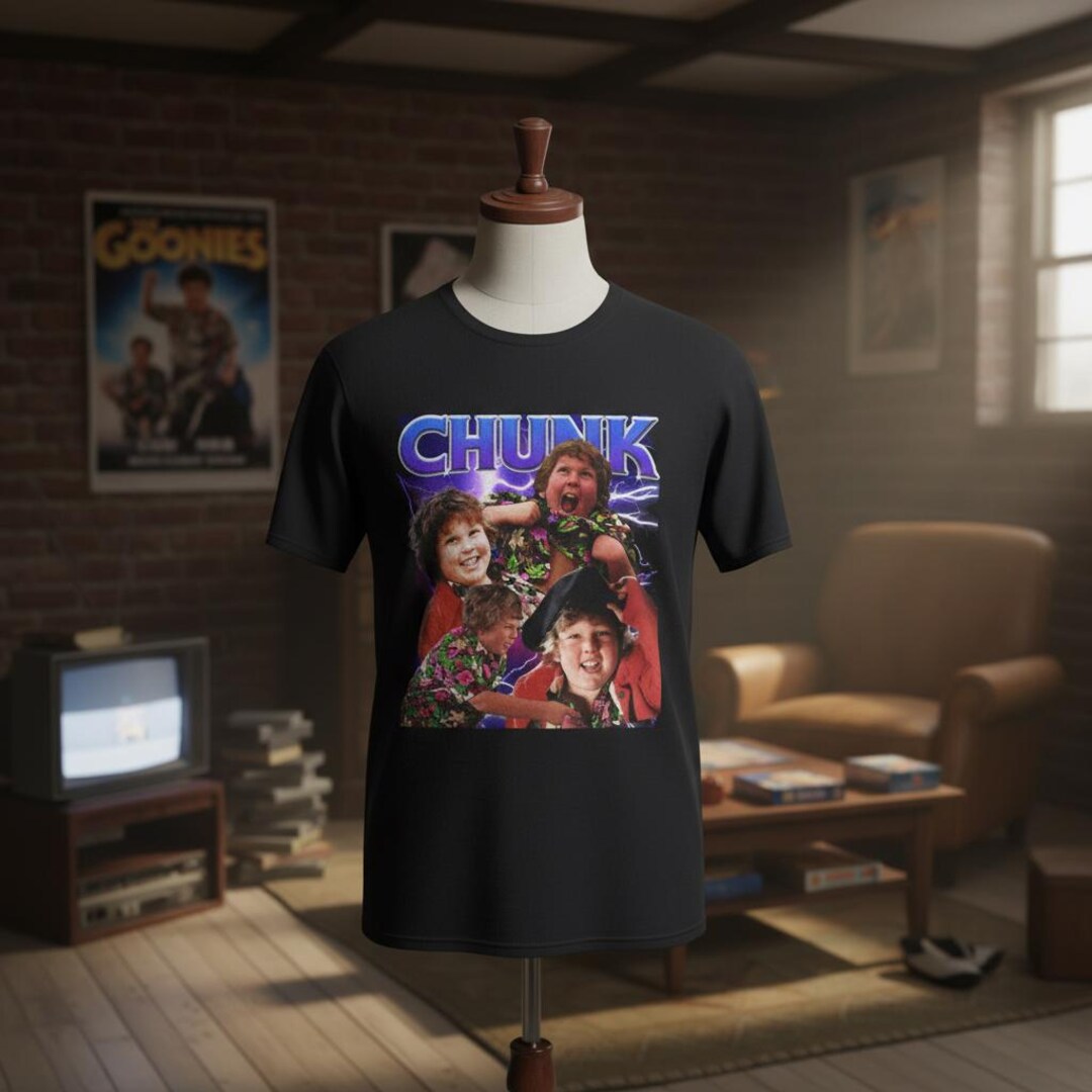 Goonies Chunk Truffle Shuffle T-shirt: Funny 90s Bootleg Style Retro ...