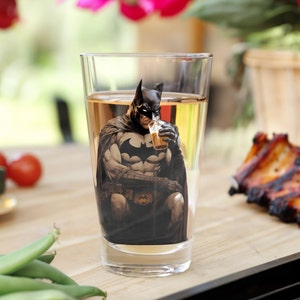 Batman Comic Book Pint Glass: 16oz Superhero Drinkware for Geek ...