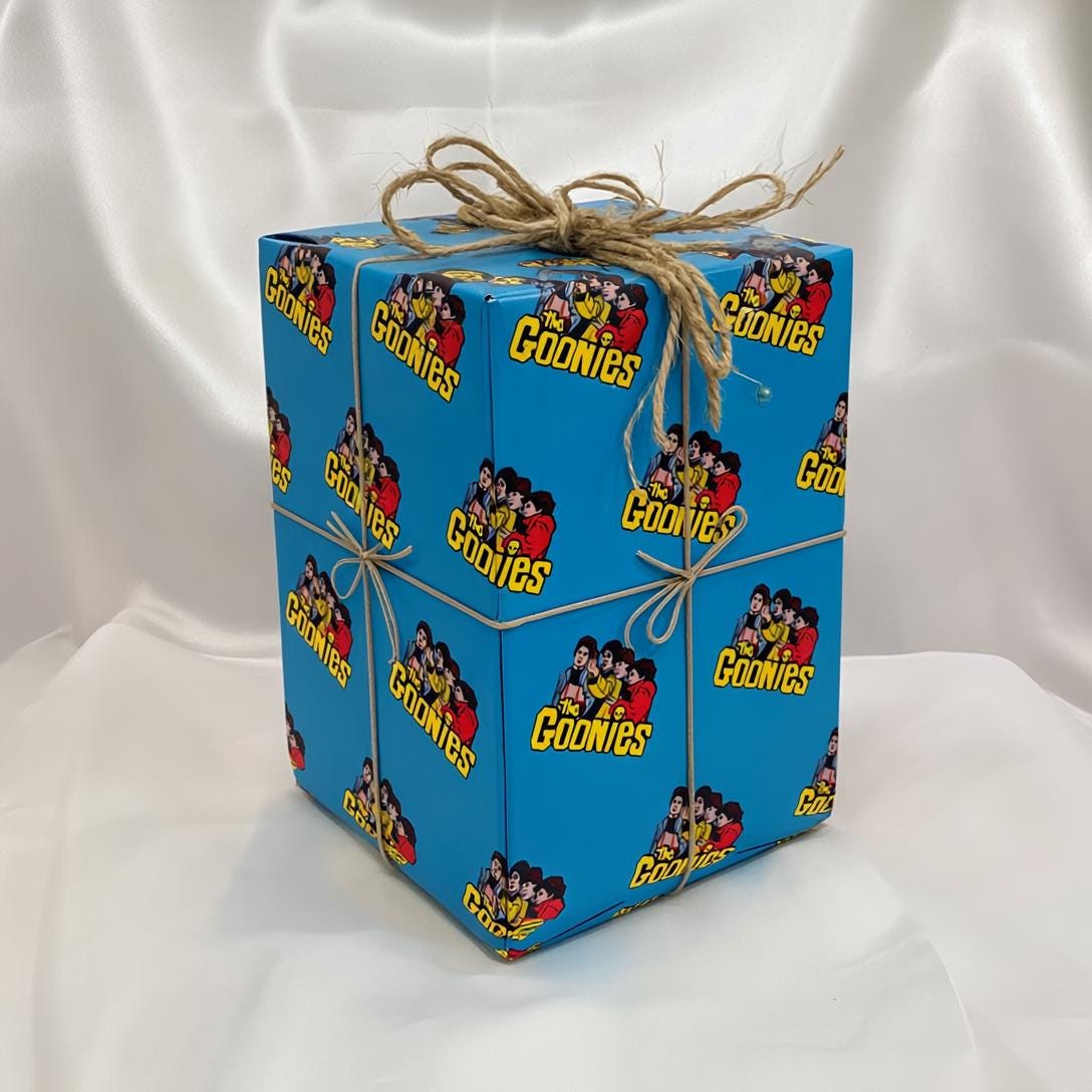 Goonies Inspired 1980s Nostalgic Gift Wrapping Paper: Retro Movie ...