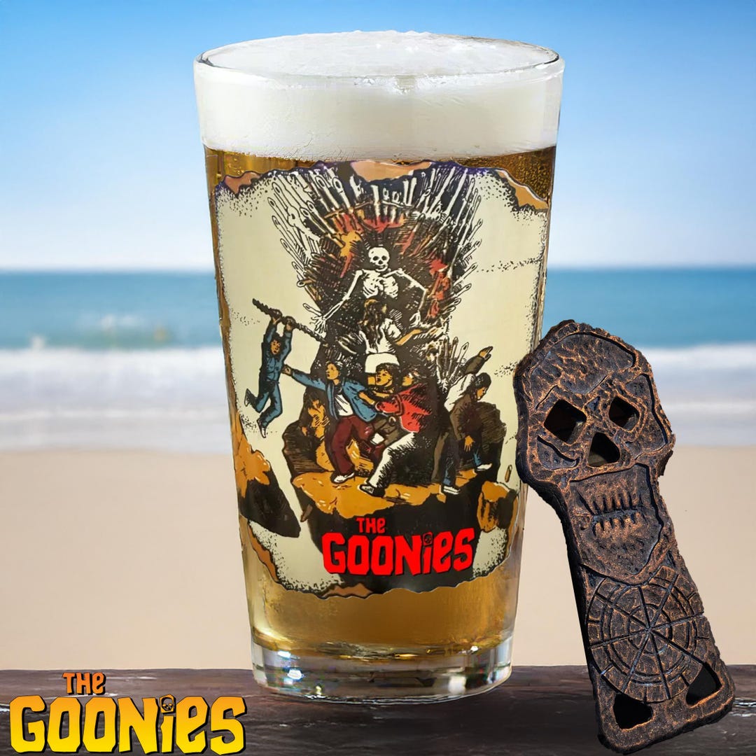 16oz Goonies Pint Glass – 80s Movie Memorabilia, Retro Collectible ...