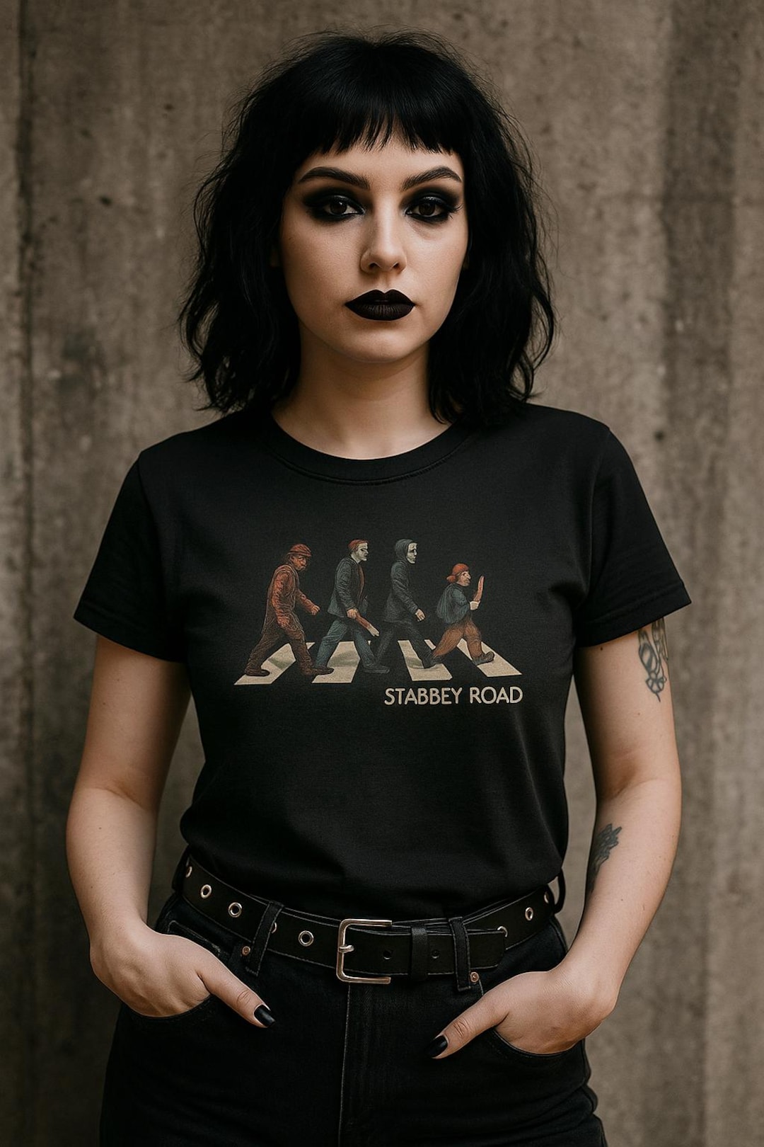 Horror Icons Parody Tee: Michael, Freddy, Jason & Chucky - Halloween ...