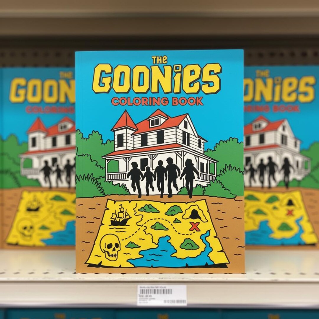 Goonies Coloring Book Adventure: Kids & Adults Art Activity Book - Etsy