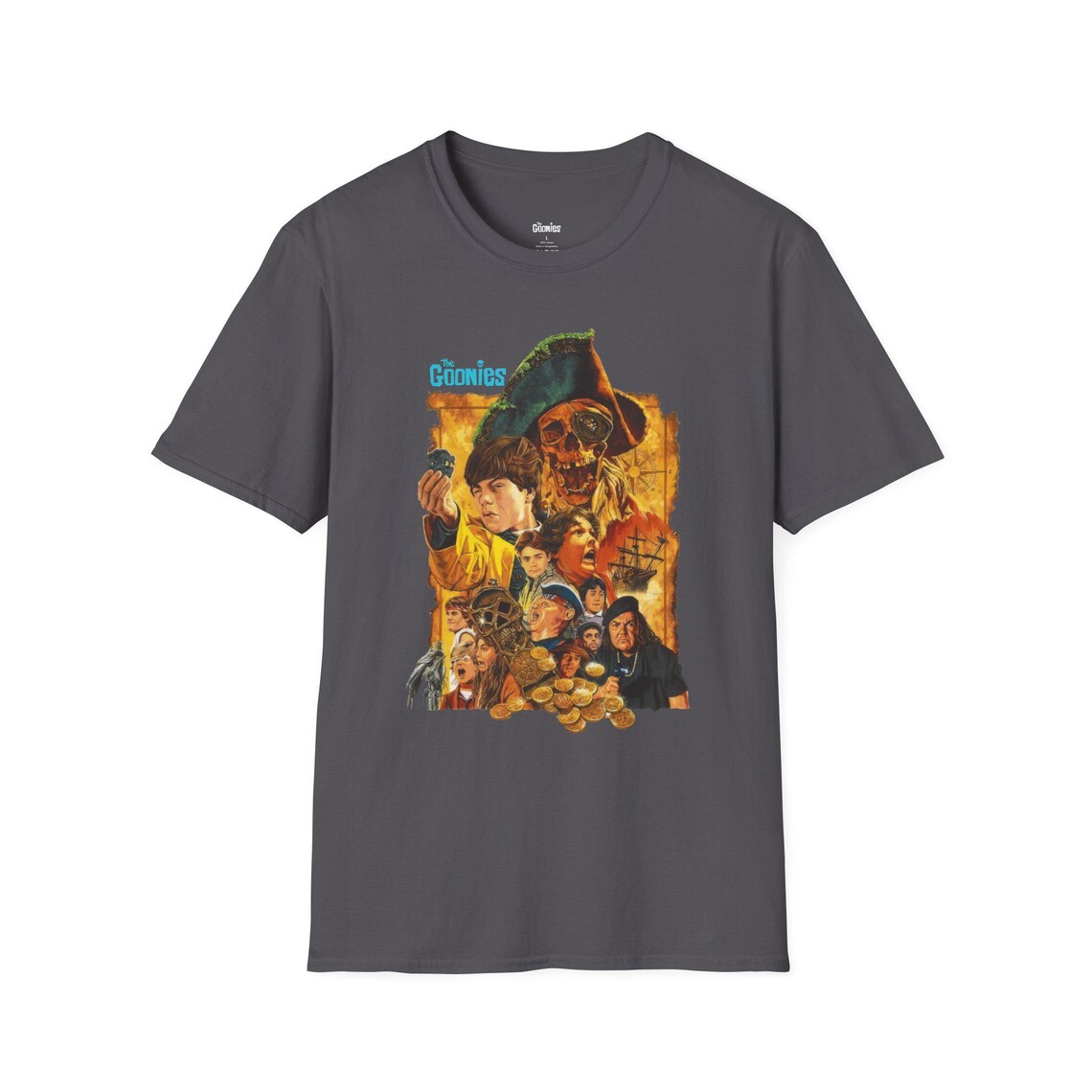 Goonies 40th Anniversary Vintage Tee: Unisex Soft Cotton Shirt, Classic ...