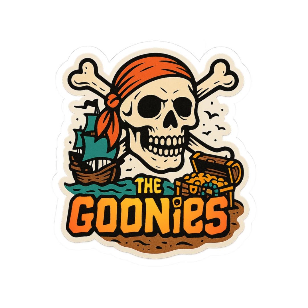 Goonies-inspired Pirate Stickers: Kiss-cut Decals for Laptops, Parties ...