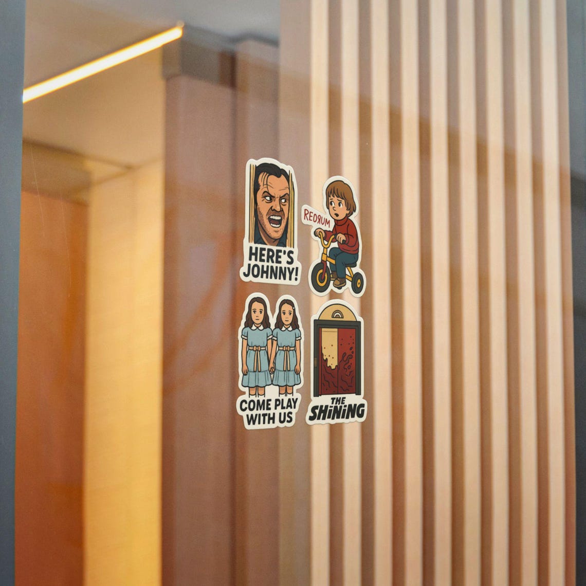 The Shining Classic Horror Die-cut Stickers: Retro Movie Decals for ...