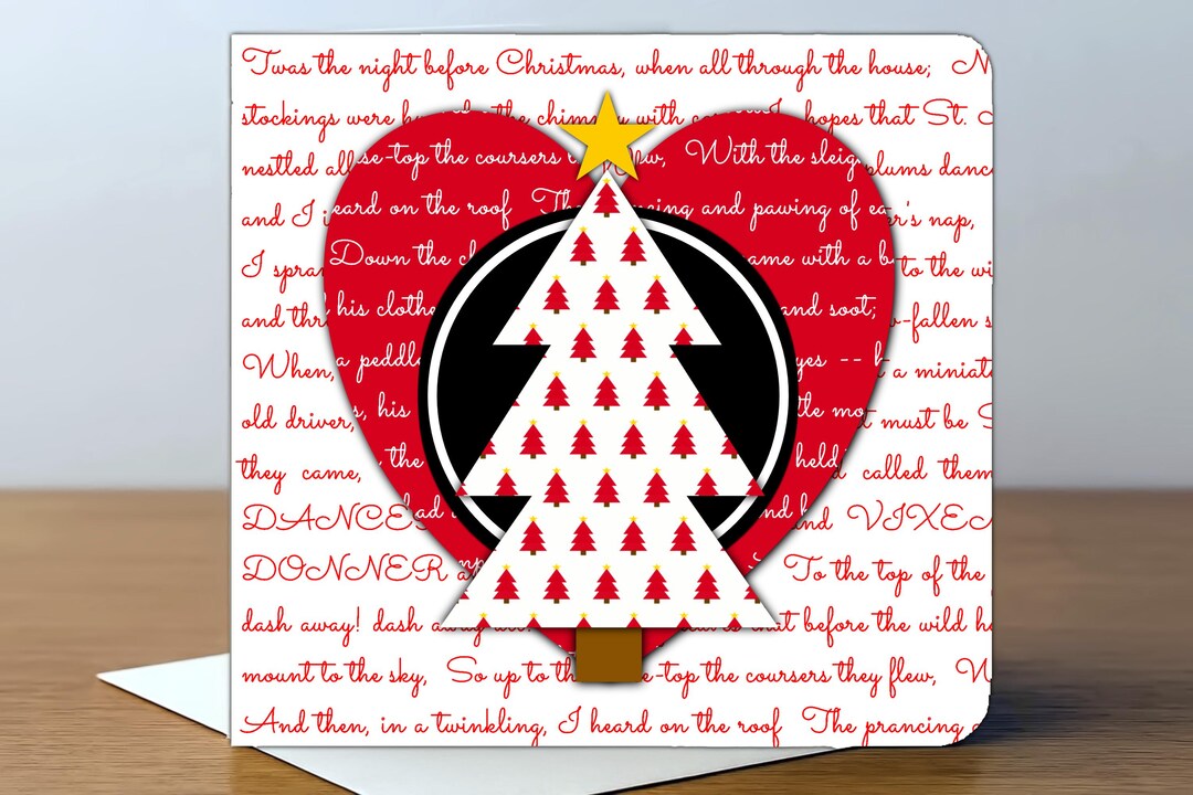 1cm Red Christmas Trees A4 Paper Photo Image for Print Scrapbooking ...