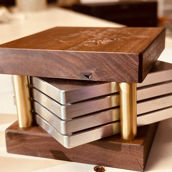 Aluminum Coasters - Etsy
