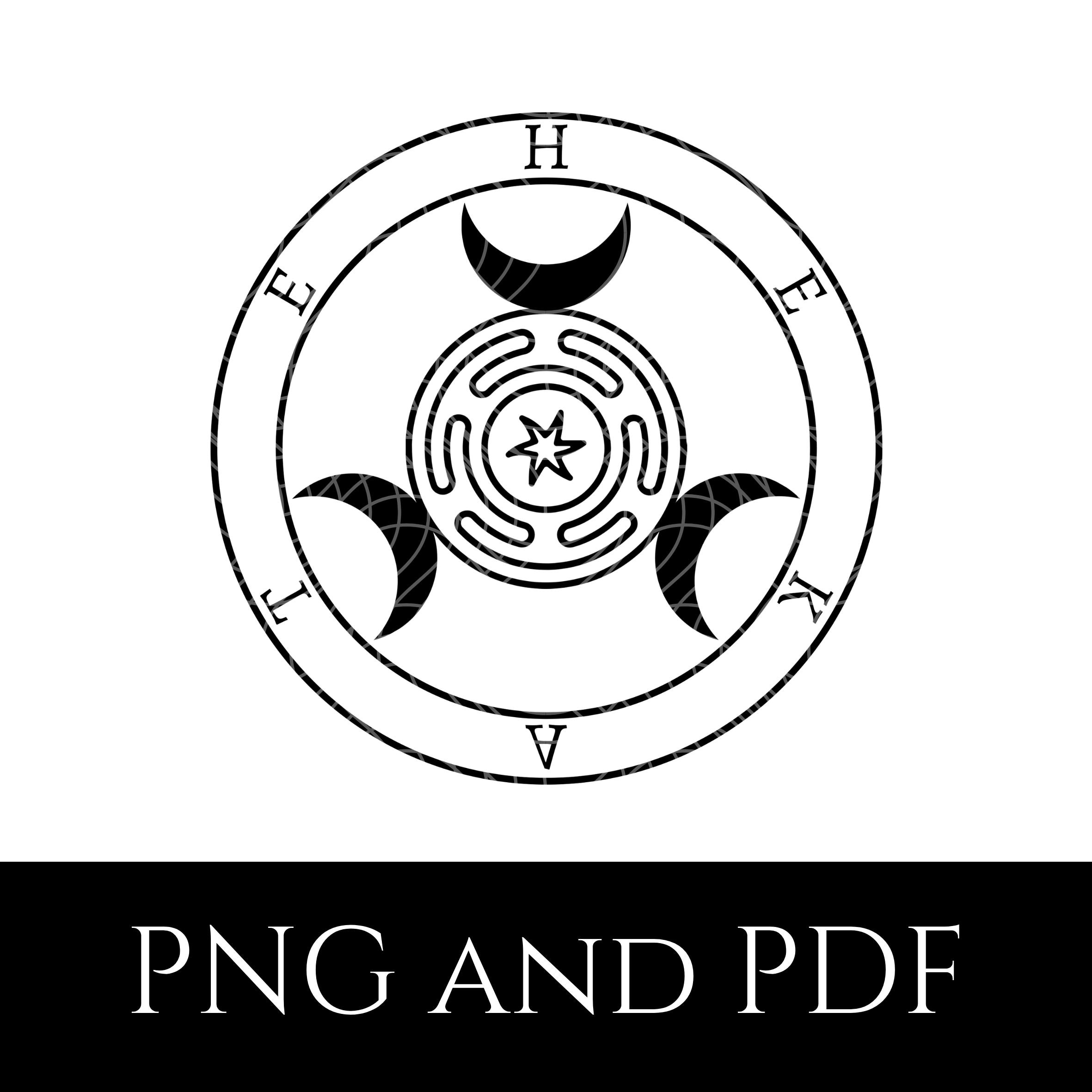 Hecate Sigil Digital Download | Hecate HEKATE Variations | Transparent ...