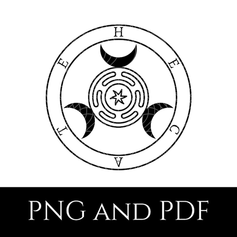 Hecate Sigil Digital Download Hecate HEKATE Variations Transparent PNG ...