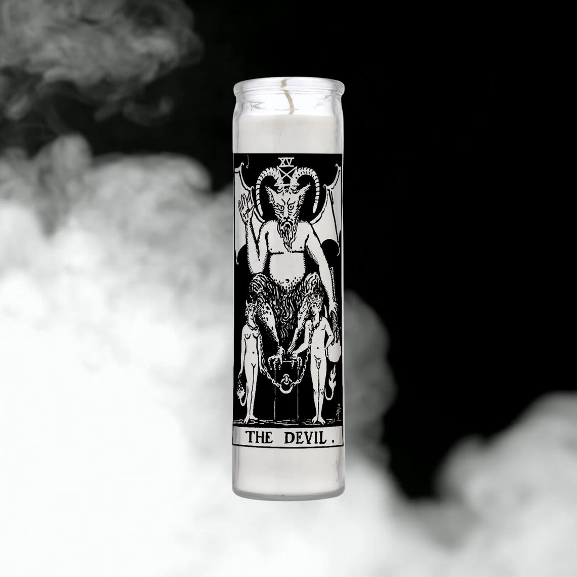 The Devil Tarot Card Rider-waite Prayer Divination Spell Candle 8 In ...