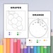 15 Fruits Color by Numbers for Kids, Coloring Printables, Preschool ...