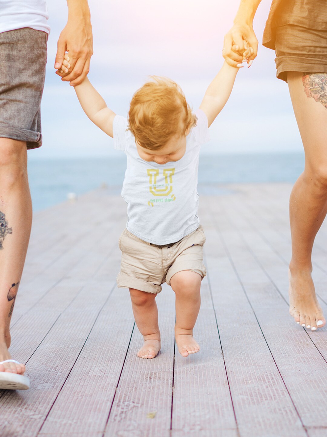 Proud of U Babys First Steps T Shirt, Baby Onesie, Baby T Shirt, Baby T ...