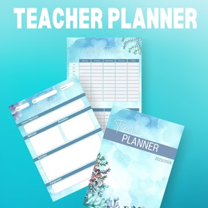 Digital Download, Printable, Teacher Planner, Academic Planner, Weekly ...