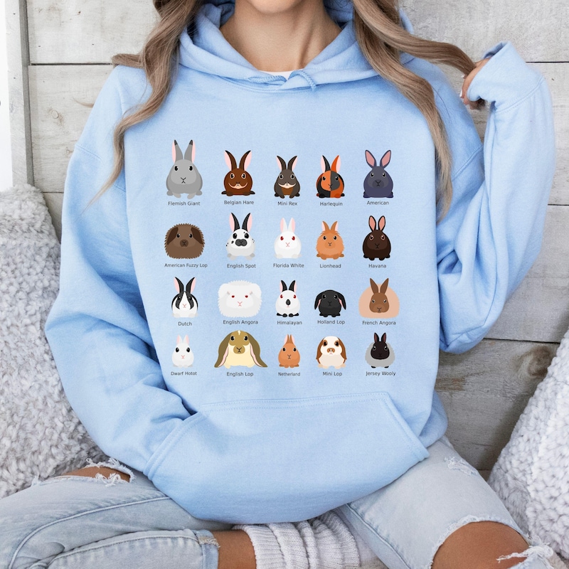 Rabbit Ear Hoodie - Etsy