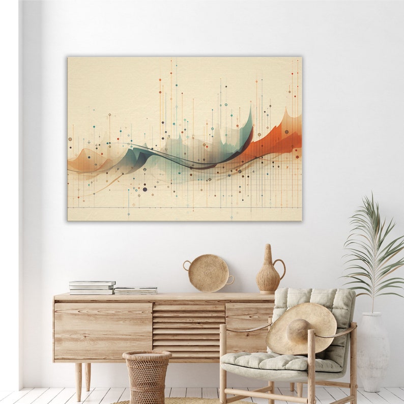 Canvas Wall Art | Calculus in Color | Abstract Math Art Home Decor ...