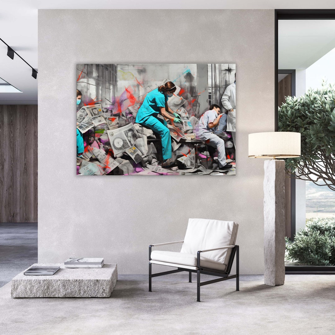 Canvas Wall Art | First Responders | Street Graffiti Home Decor, Office ...