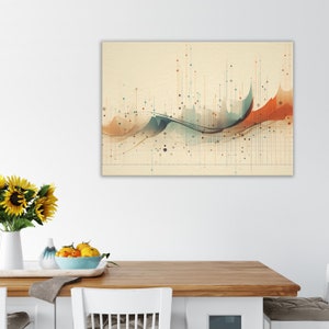 Canvas Wall Art | Calculus in Color | Abstract Math Art Home Decor ...