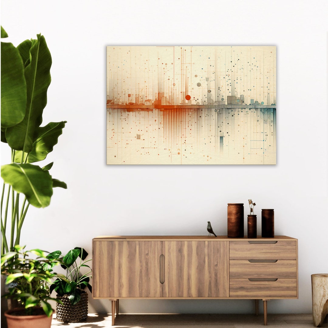 Canvas Wall Art | Numeric Landscapes | Abstract Math Art Home Decor ...