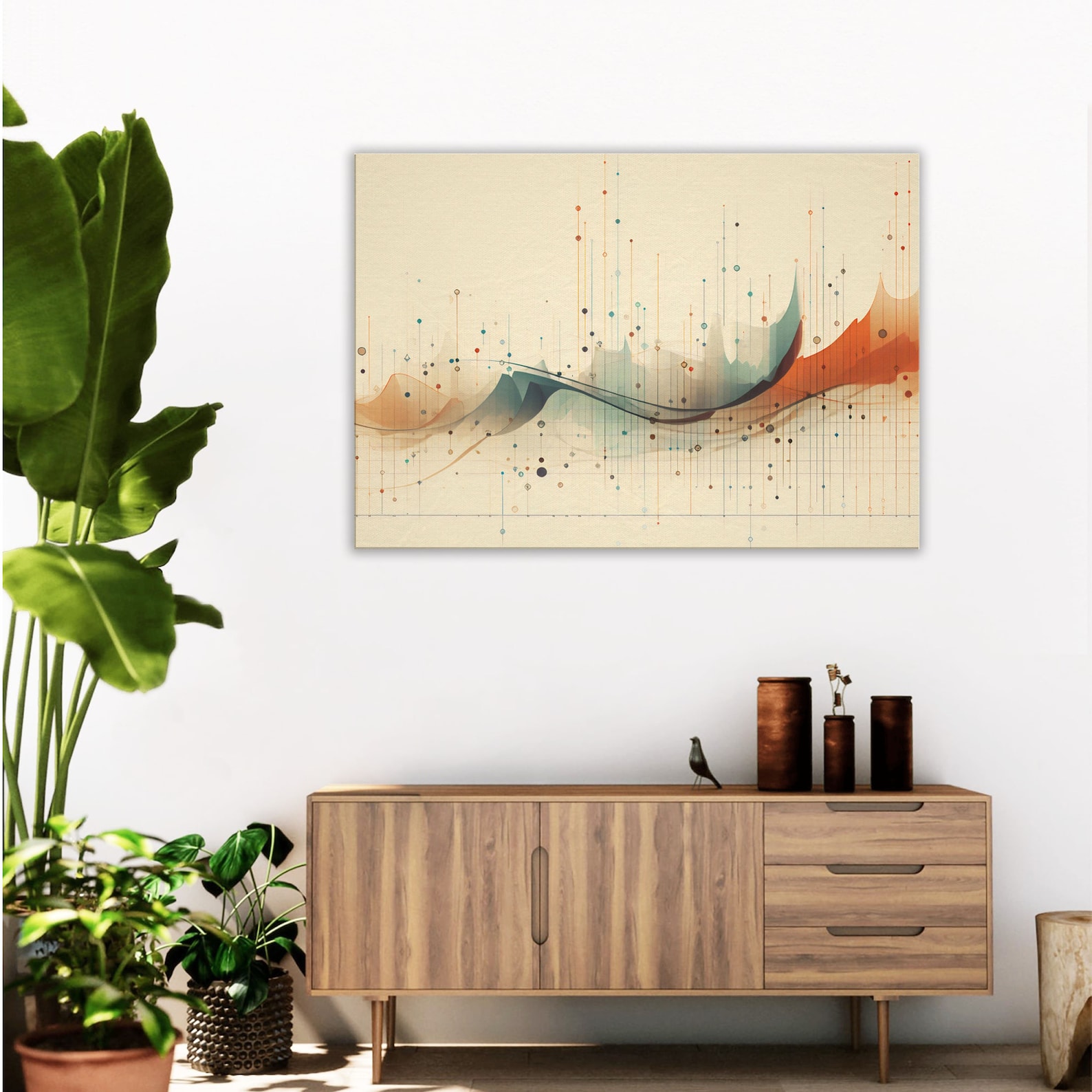 Canvas Wall Art | Calculus in Color | Abstract Math Art Home Decor ...