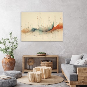 Canvas Wall Art | Calculus in Color | Abstract Math Art Home Decor ...